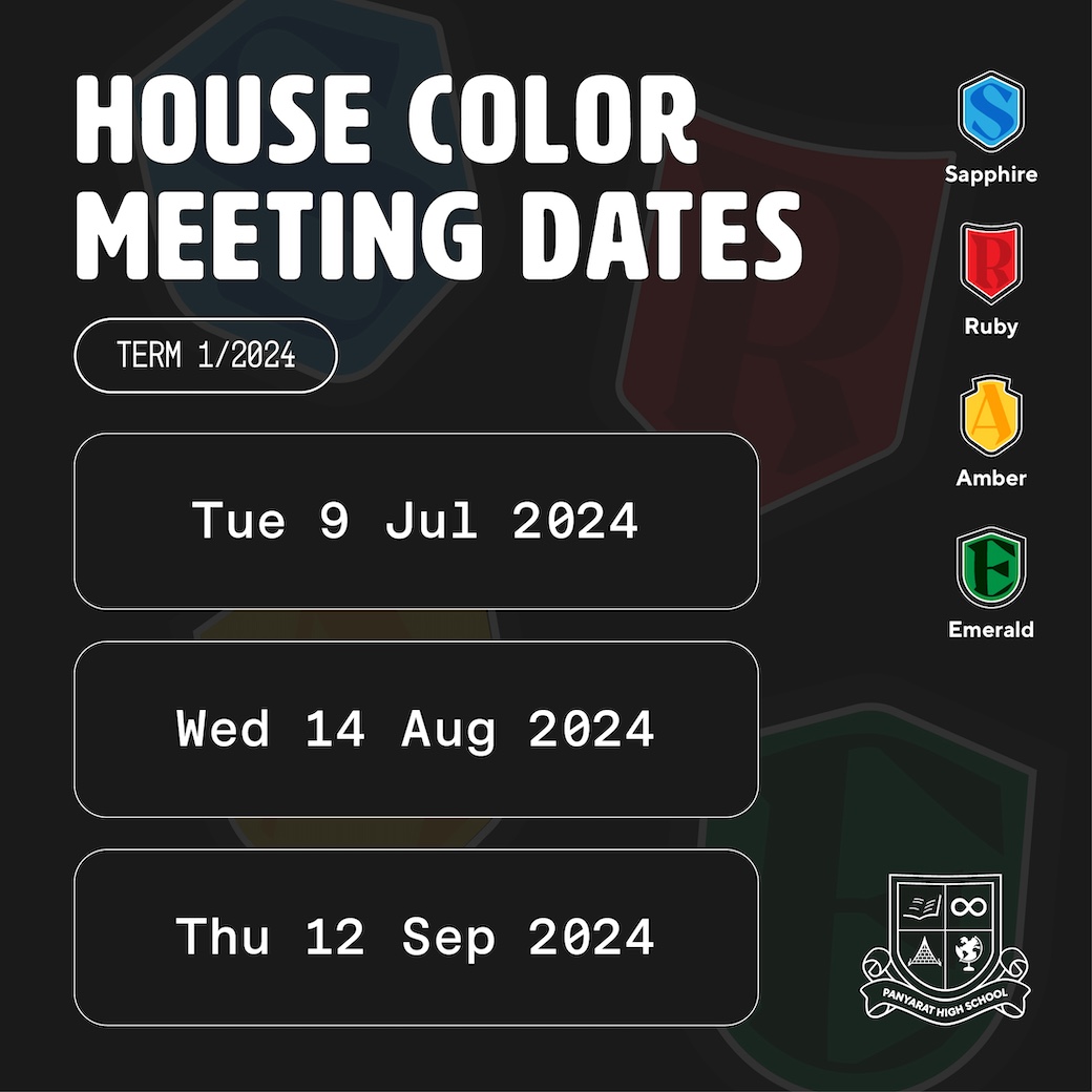 House Color Meeting Schedule – Panyarat High School